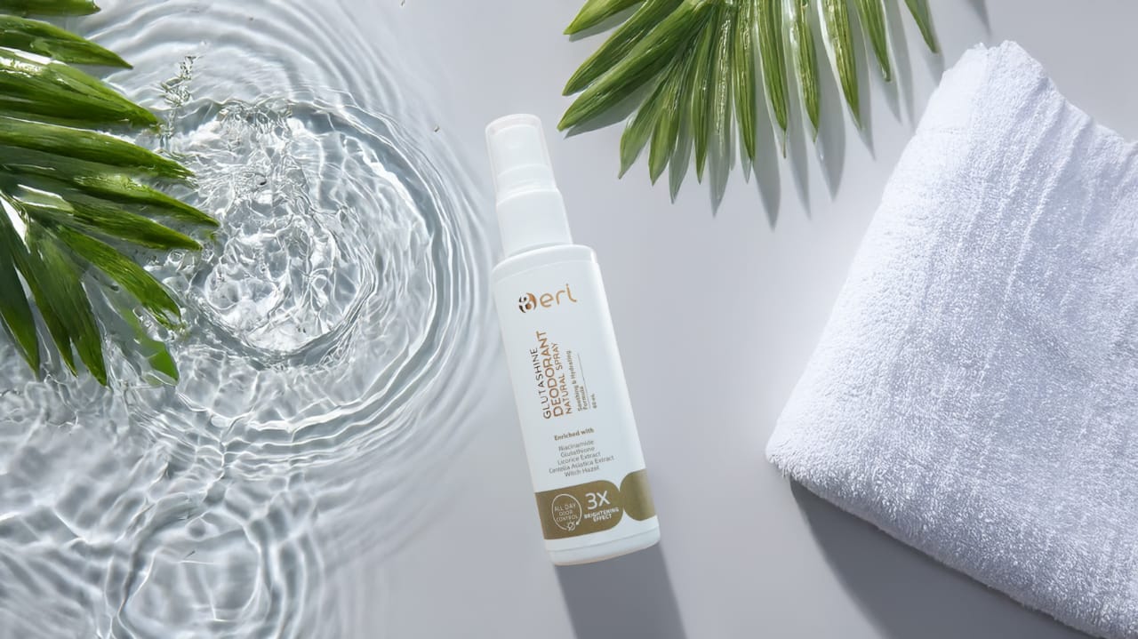 B ERL GlutaShine Deodorant Natural Spray, Solusi Alami Atasi Bau Badan ...
